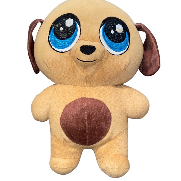 Nanco | Toys | Nanco Tan Puppy Dog Plush Toy Blue Sparkly Eyes Brown ...